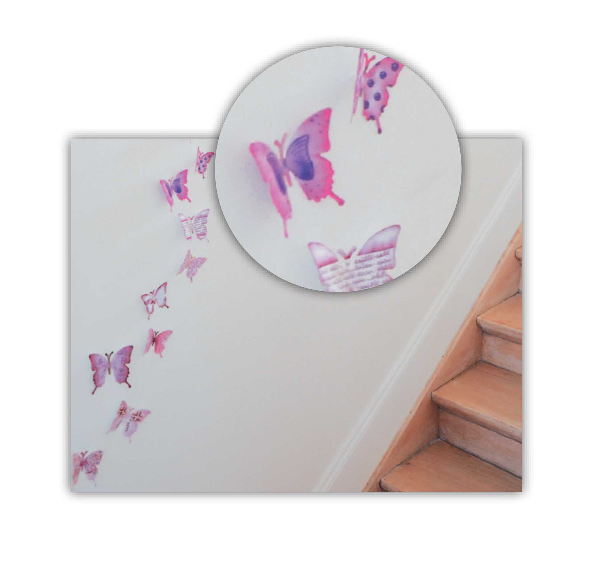 Déco murale de papillons - Azzaworld